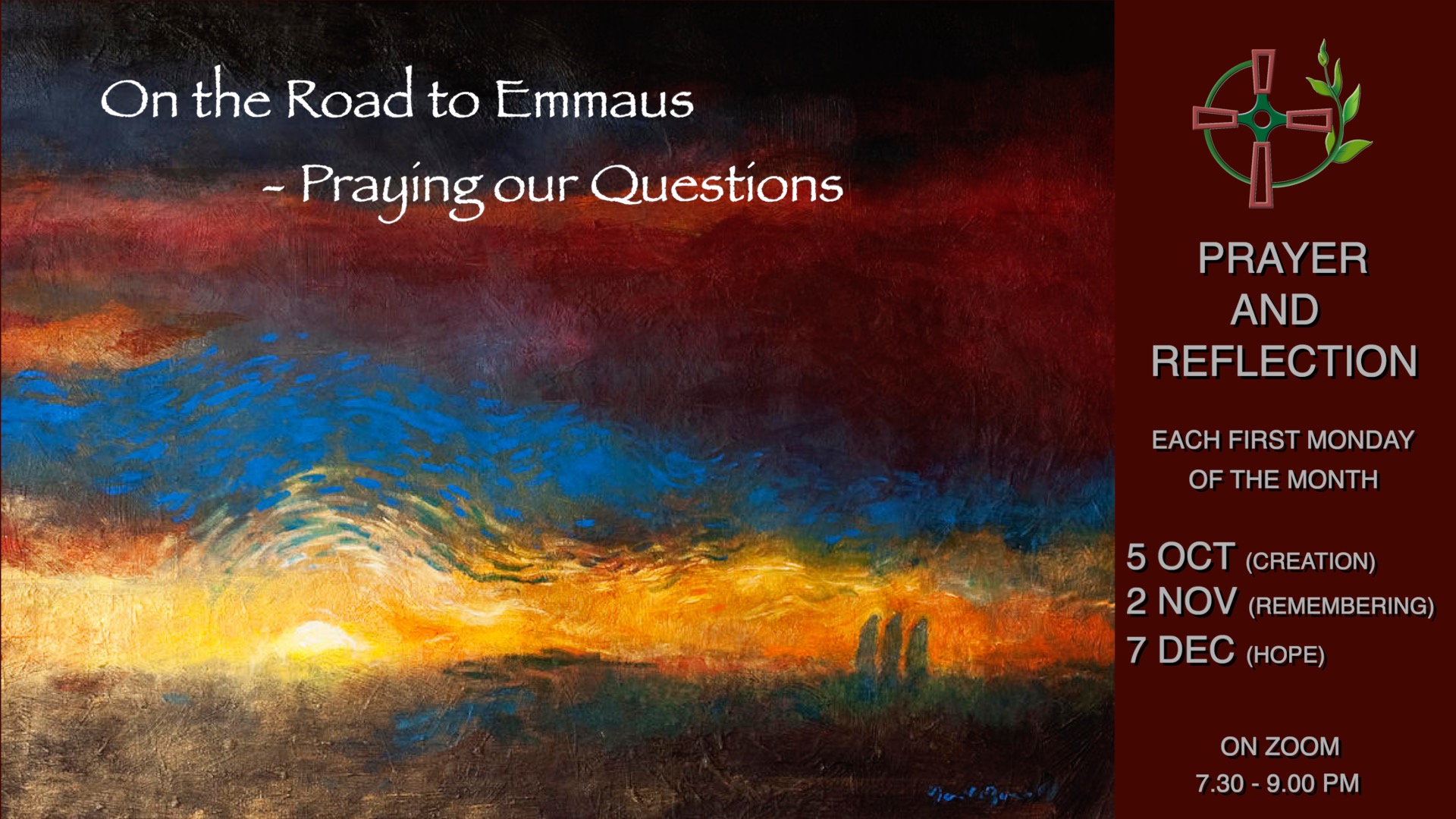 On the Road to Emmaus – Praying our Questions – PSG @ Edmund Rice