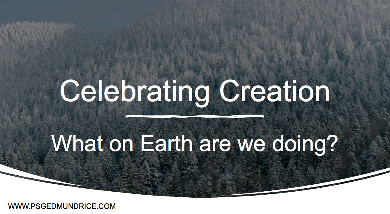 Celebrating Creation – PSG @ Edmund Rice